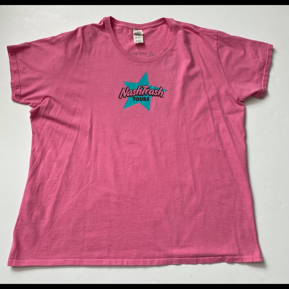 Vintage Nash Trash Tours Nashville Tennessee Pink - Gem